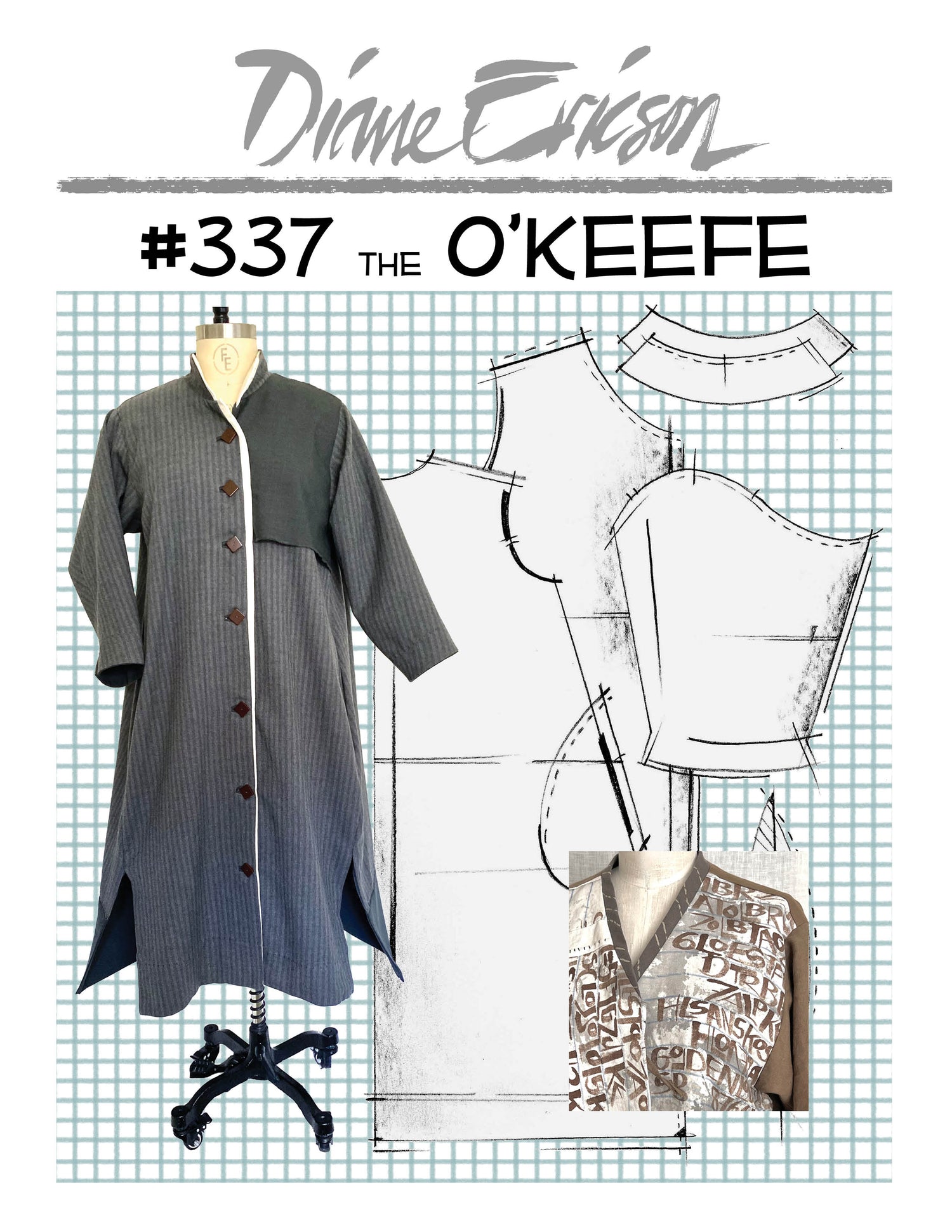 The O'Keeffe Coatdress Pattern – Diane Ericson Design
